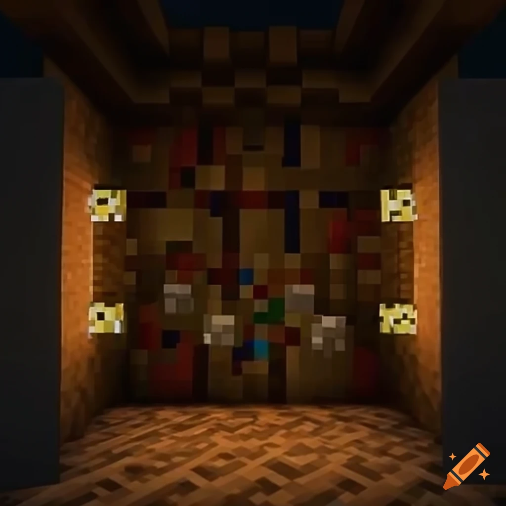 Minecraft christian server logo on Craiyon