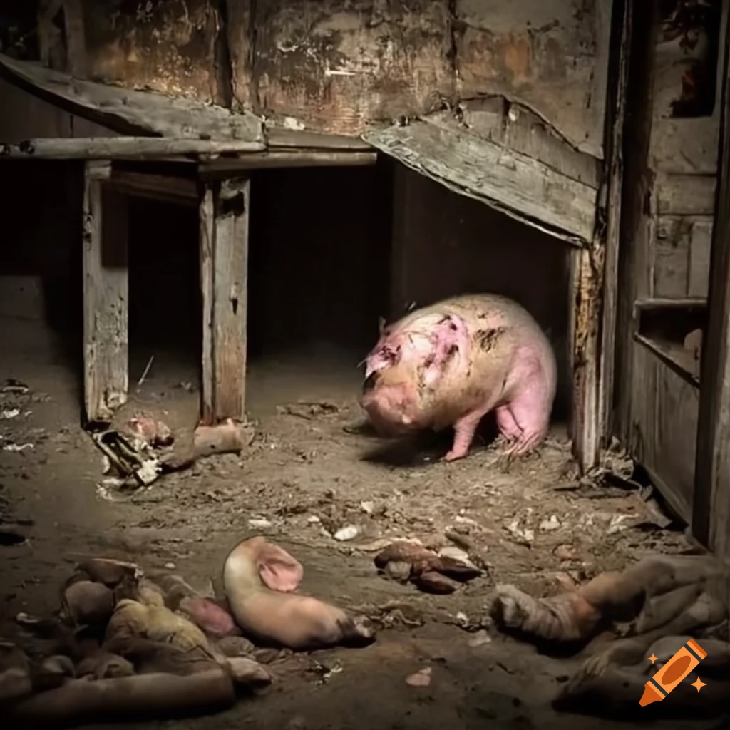 Pigs in a dirty stable