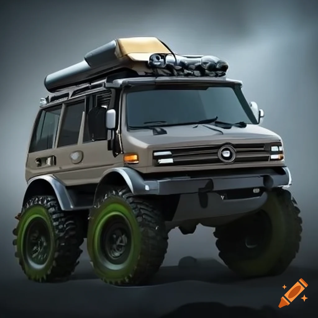 Off-road concept vehicle - unimog 4x4 on Craiyon