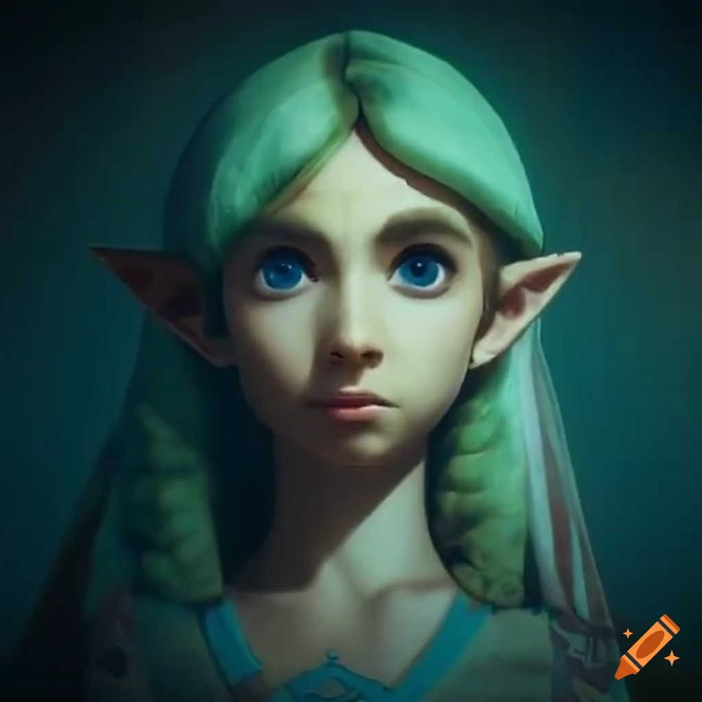 Gameplay screenshot from a zelda game on Craiyon