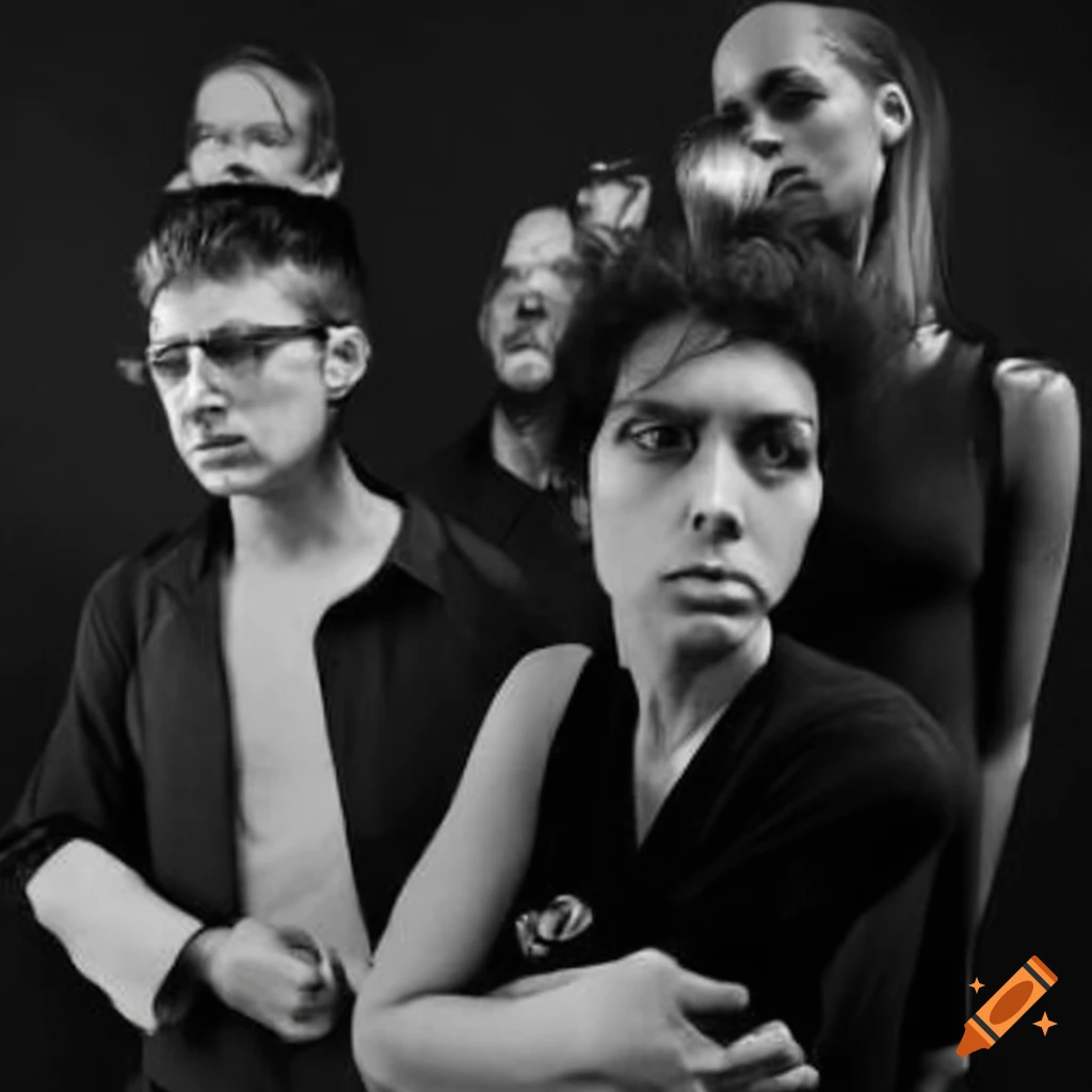 Artwork of superior cynics dancing to a synthetic band on Craiyon