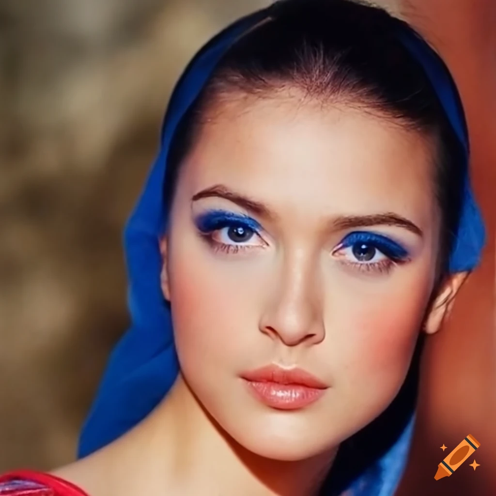 Fashion portrait with unique style by miles aldridge on Craiyon