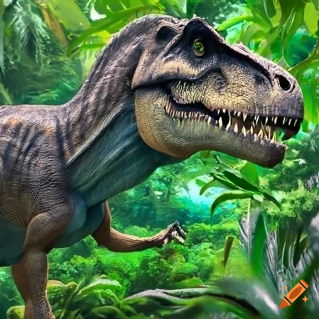 Lystrosaurus dinosaur in a jurassic world setting on Craiyon