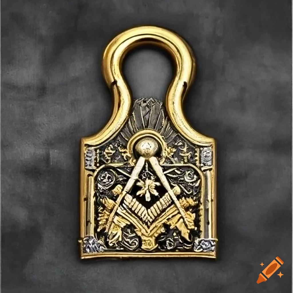 Masonic symbol with fish bones on Craiyon