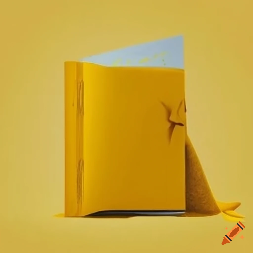 September Yellow book cover on Craiyon