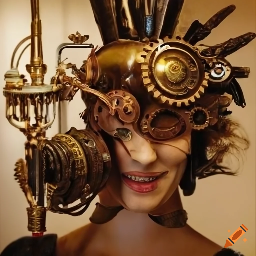 Viking steampunk art on Craiyon