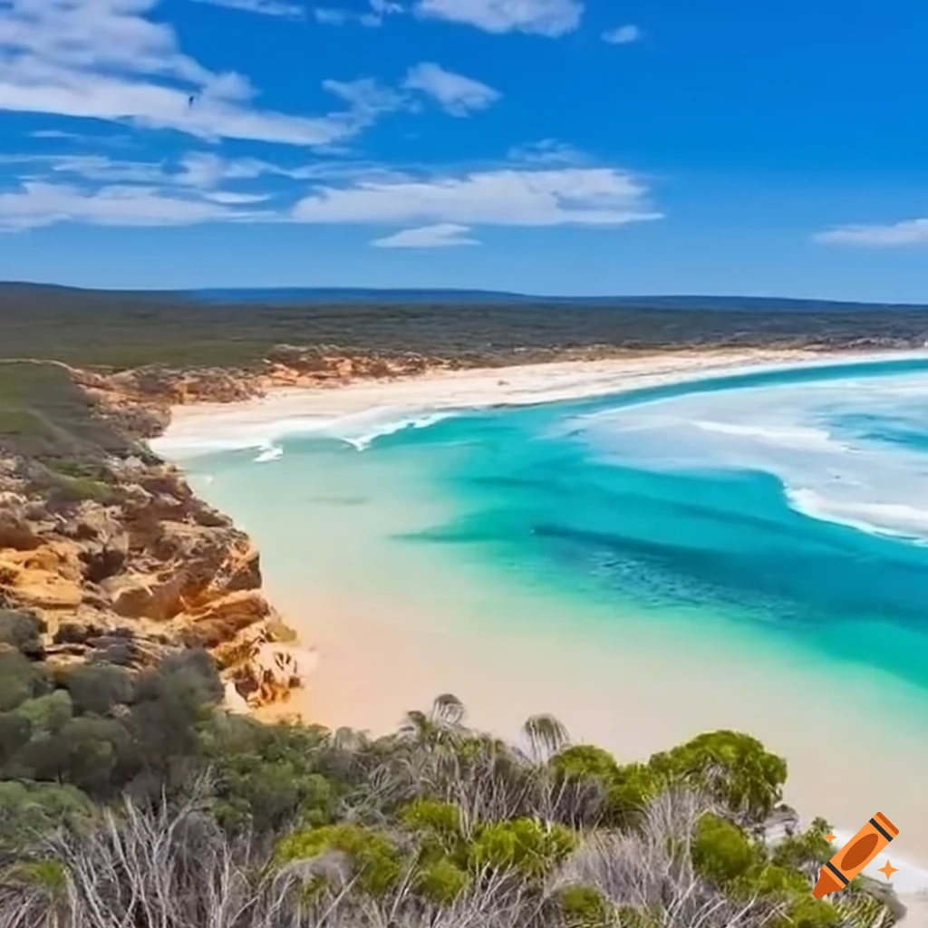 Breathtaking coastal view of western australia on Craiyon