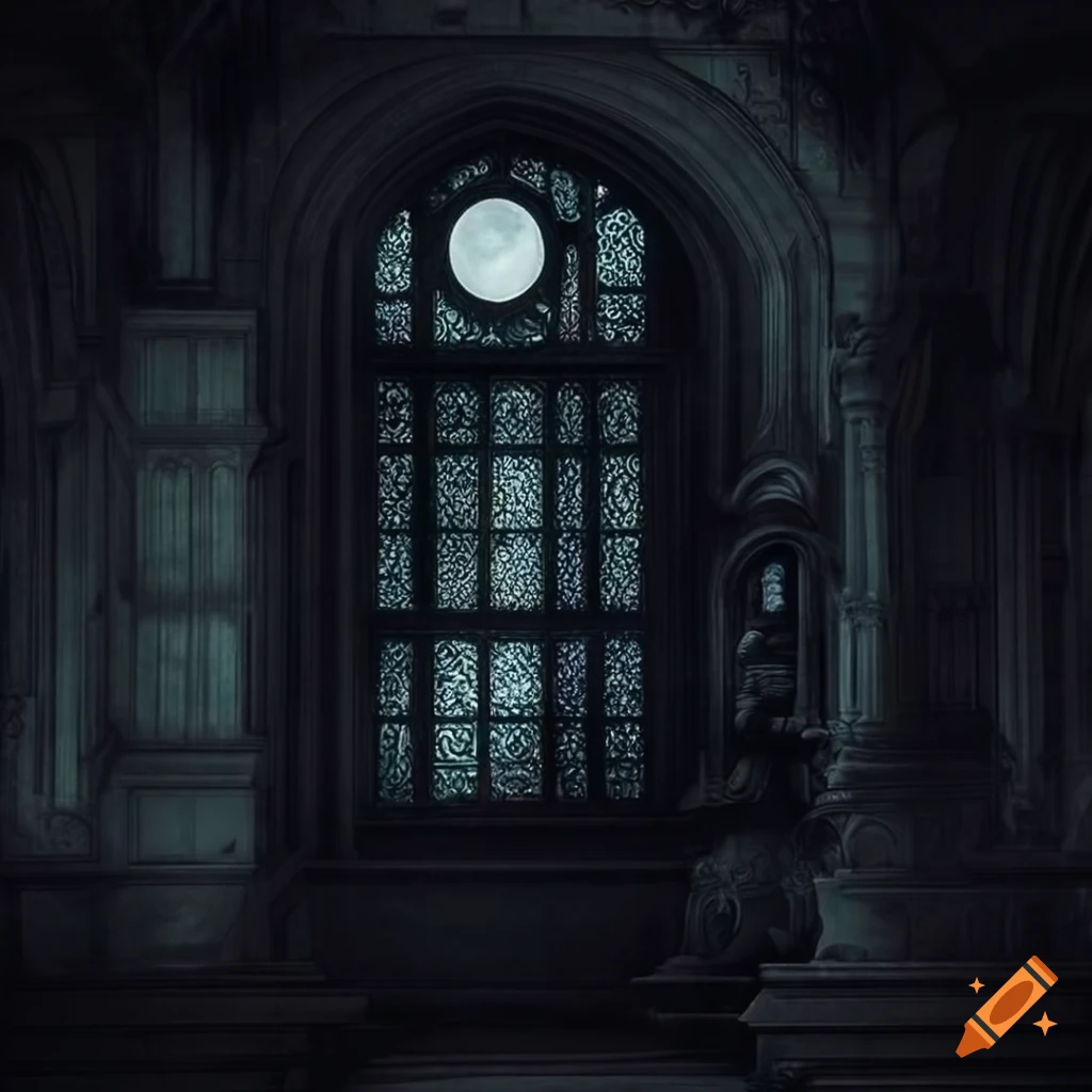 Dark clock tower on Craiyon