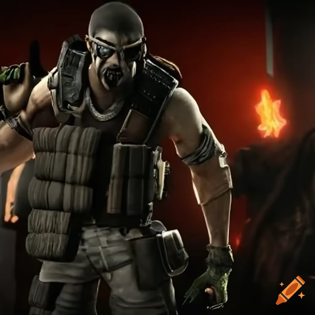 Image of a psychopath enemy from a video game