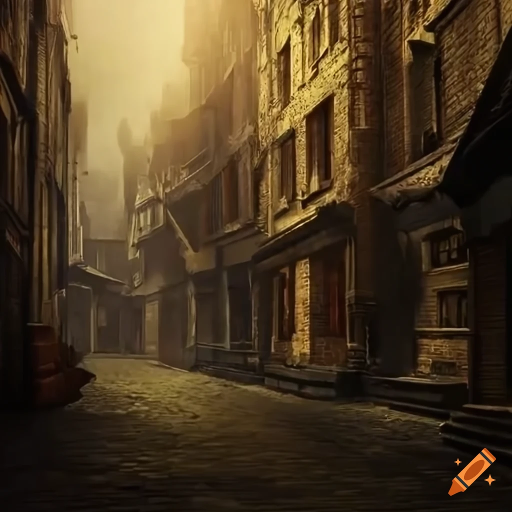 Realistic steampunk cityscape on Craiyon