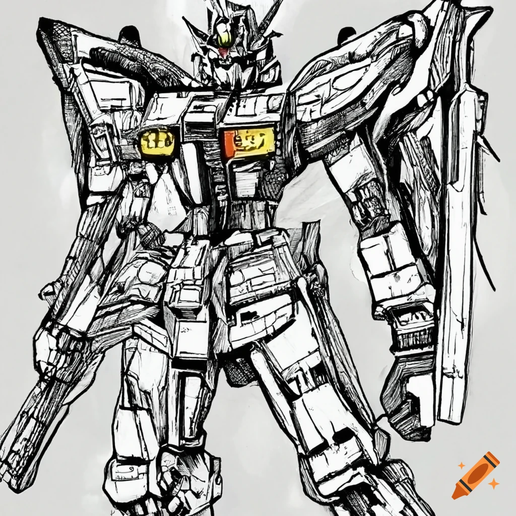 Black and white coloring page of tiger transformer on Craiyon