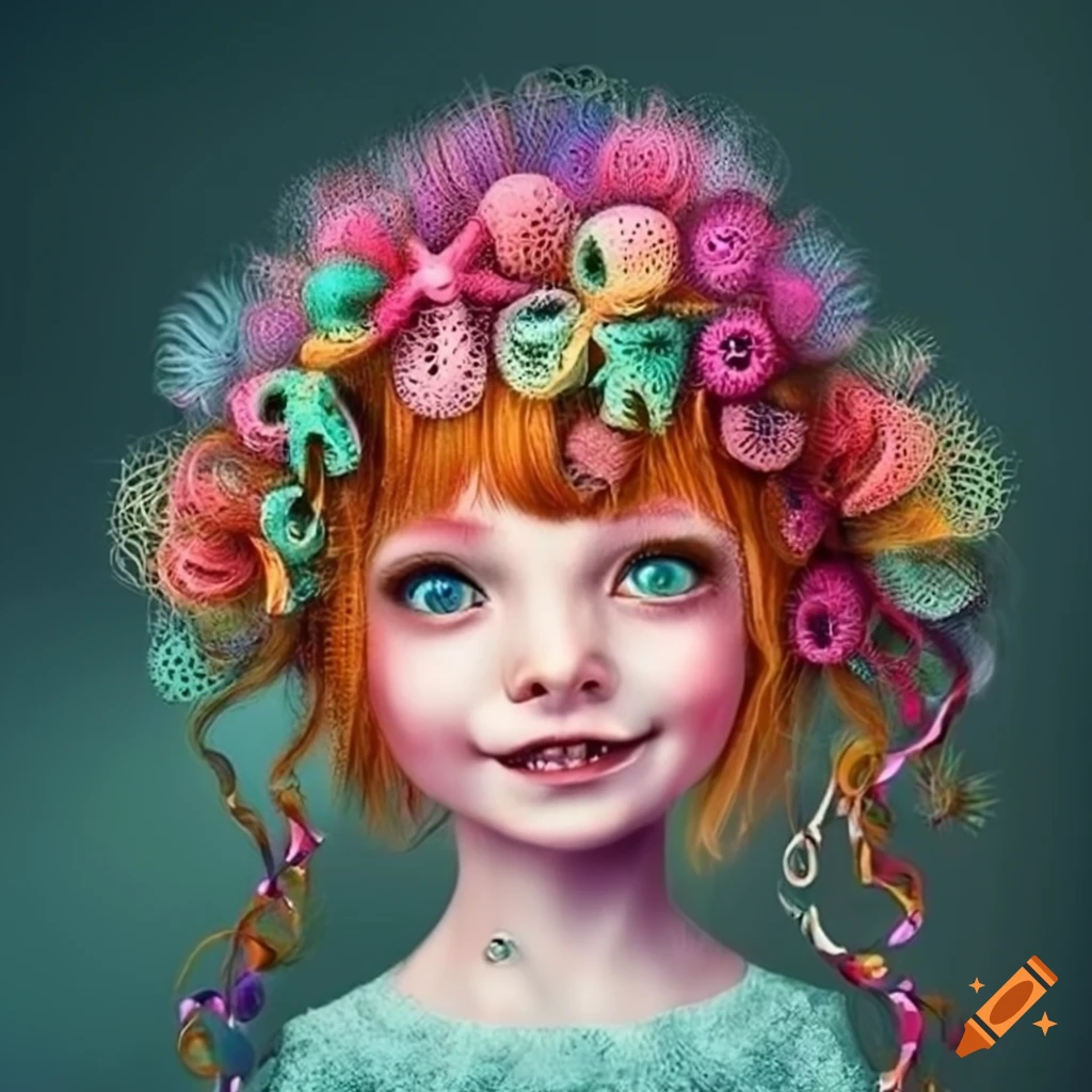 Colorful illustration of cute and stylish girls on Craiyon