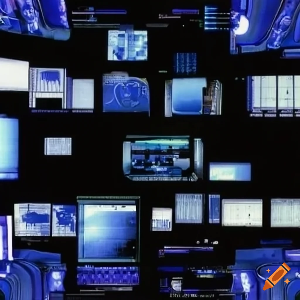 Digital artwork of a 90s internet landscape on Craiyon