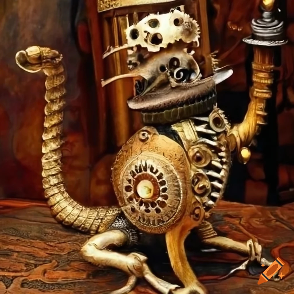 Steampunk animal artwork
