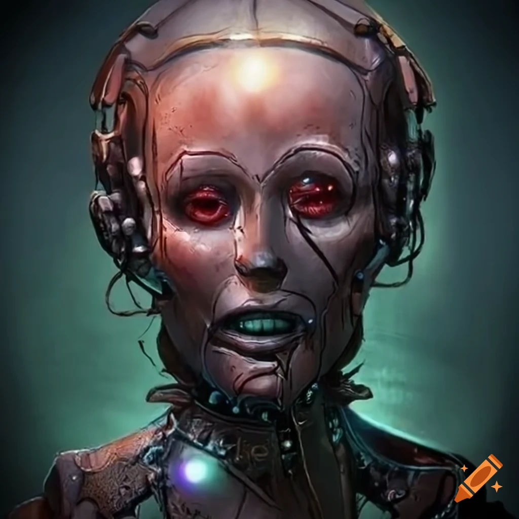 Image of a beautiful cybernetics therapist on Craiyon