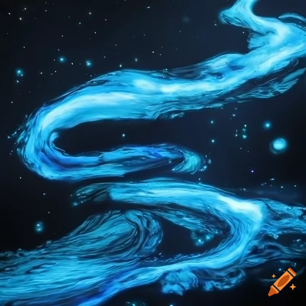 Vibrant numbers and light particles in a cosmic environment on Craiyon