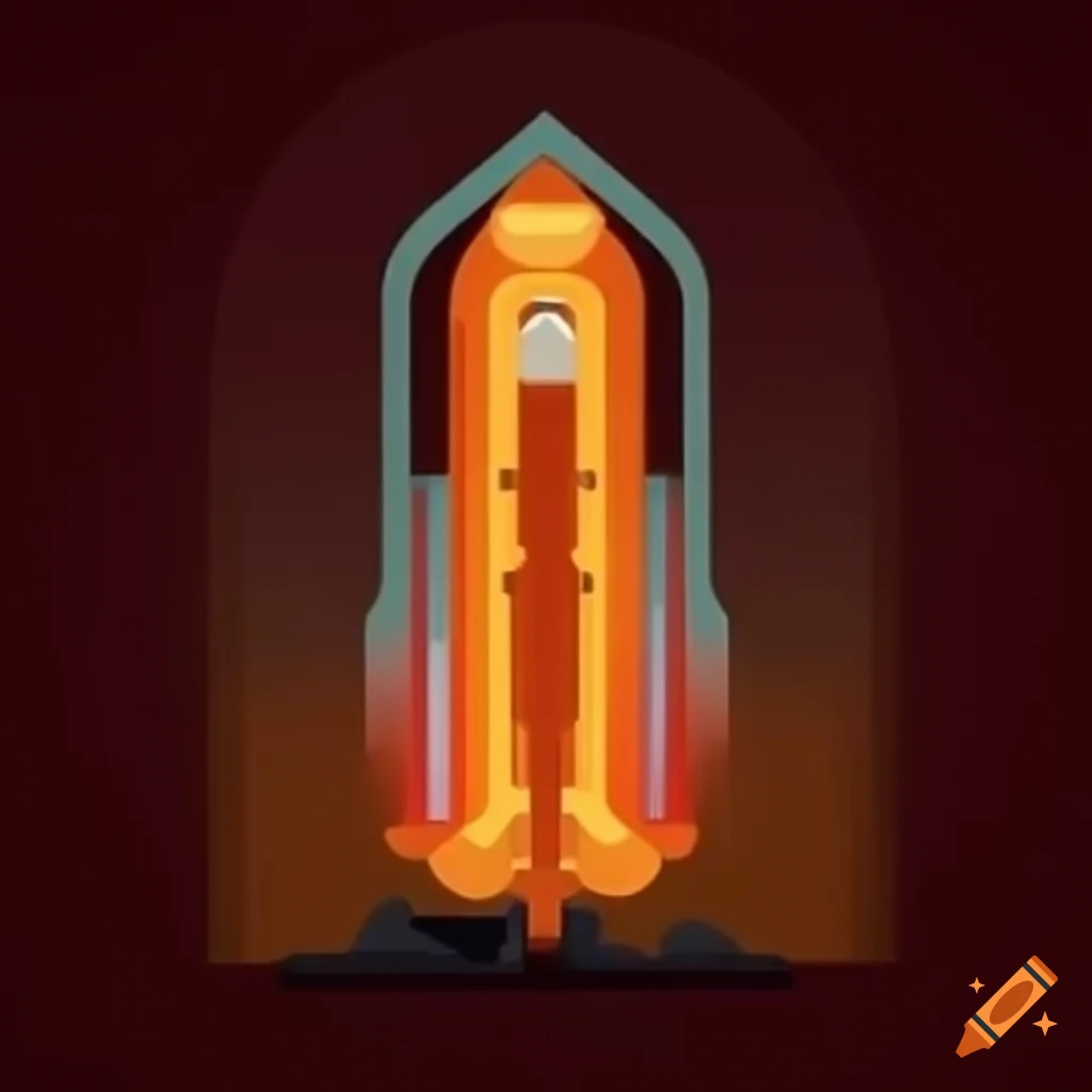 Titan launcher in action on Craiyon