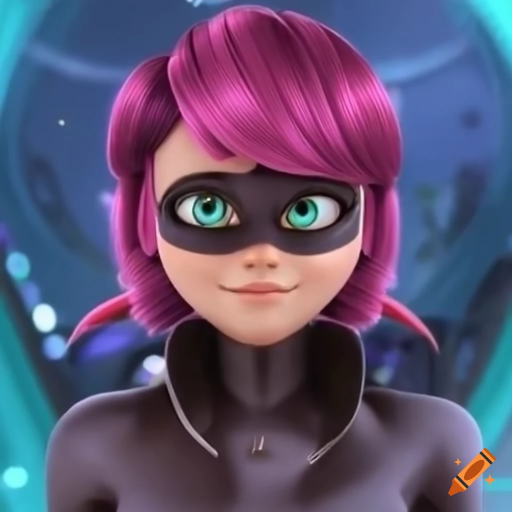 Rena rouge from miraculous ladybug on Craiyon