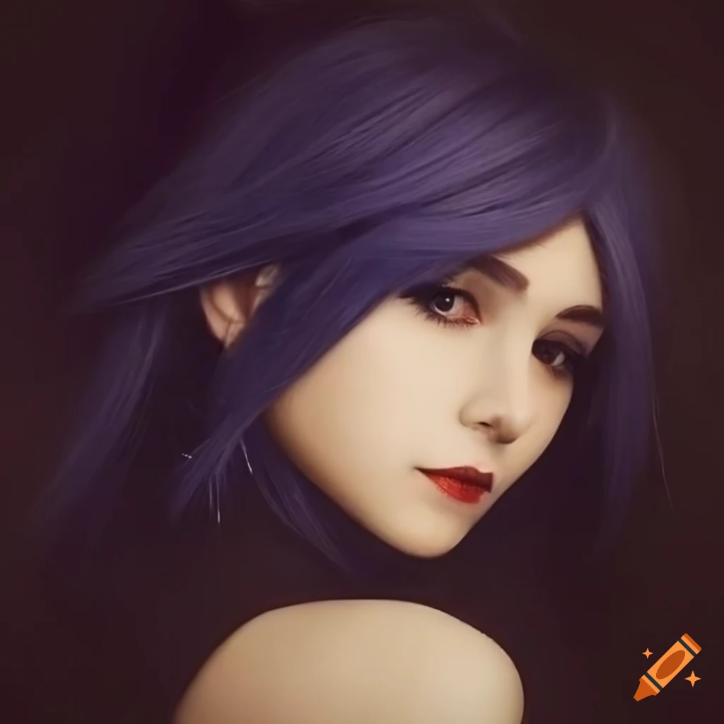 Character portrait of abigail from stardew valley on Craiyon