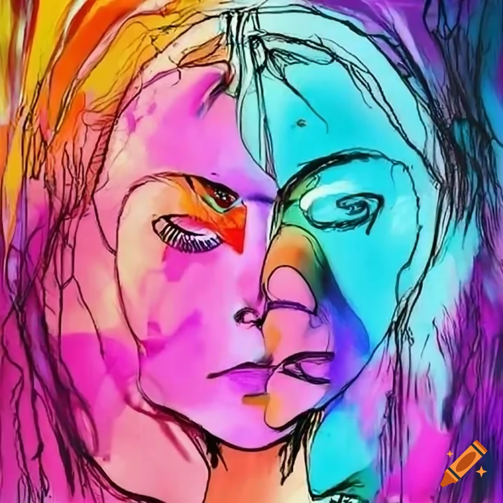 Image capturing a deep connection between two people on Craiyon