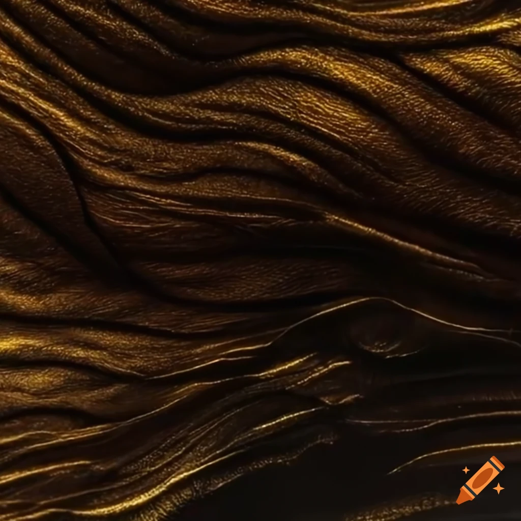 Landscape made of gold on Craiyon