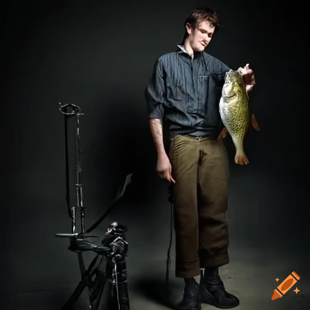 Joe boden fishing on Craiyon