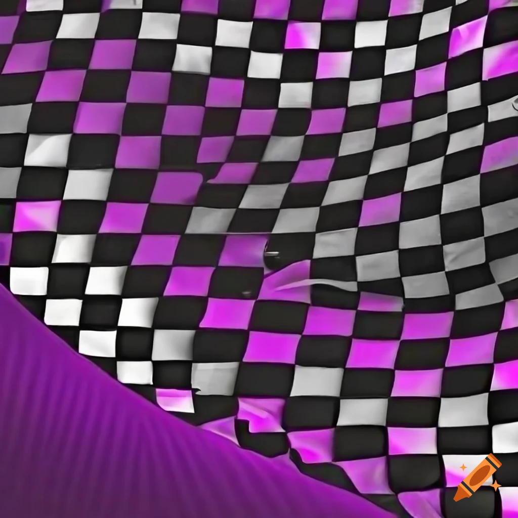 Stylish black and white pattern for a racing car on Craiyon