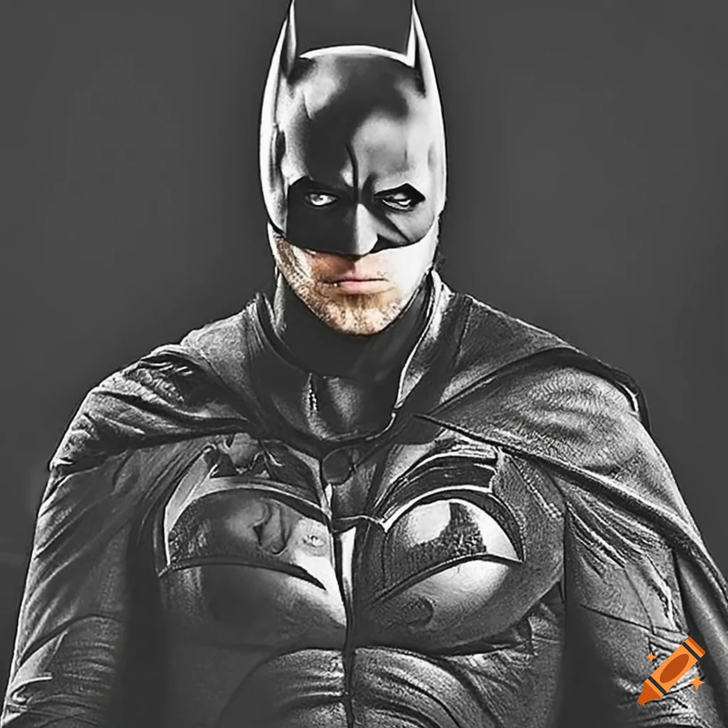 Ryan gosling wearing batman suit on Craiyon