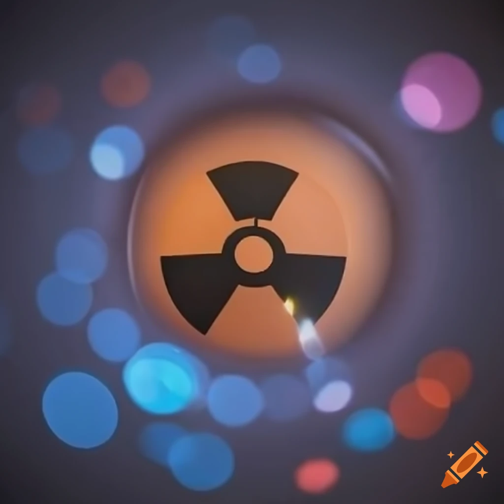 Mars logo with radiation symbol