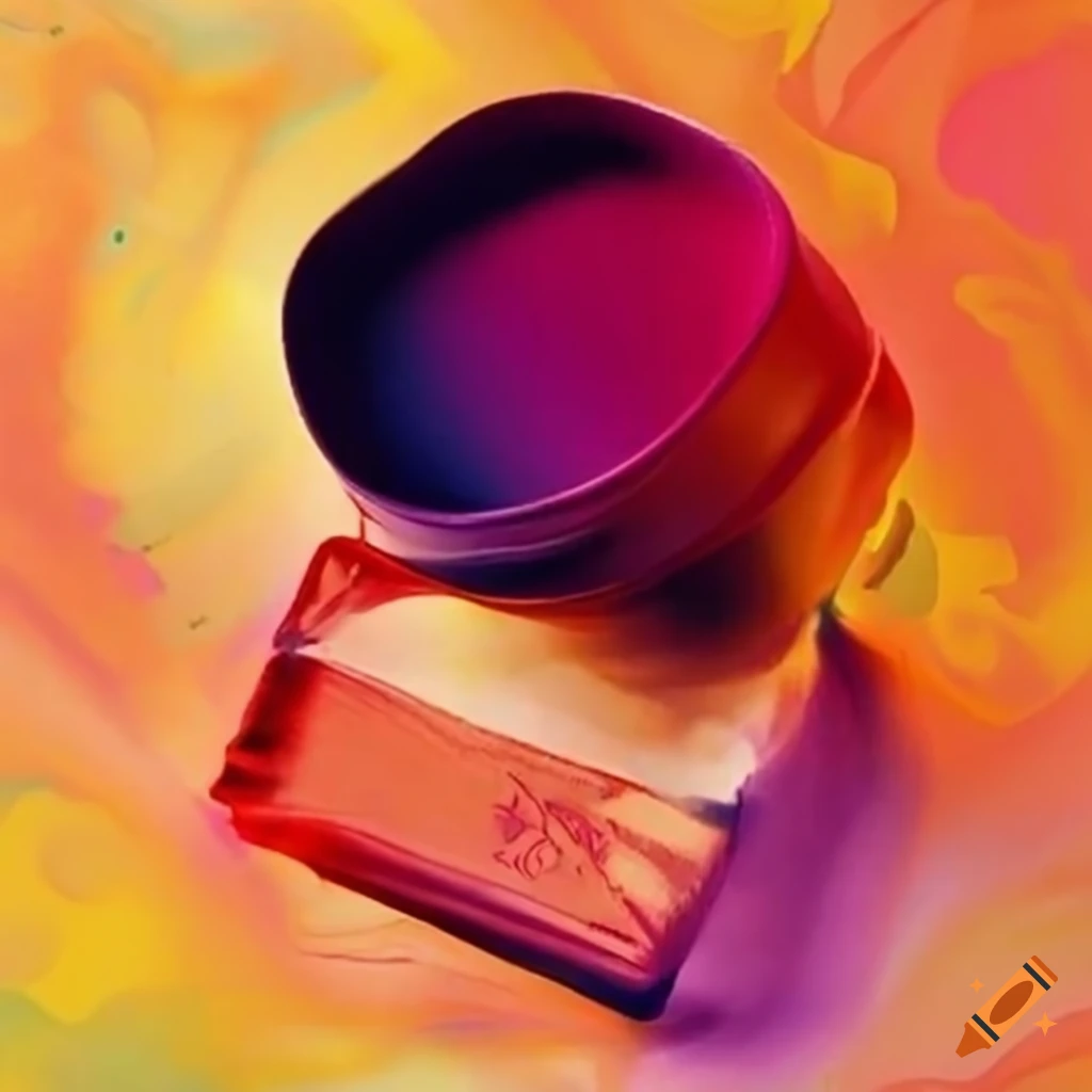 Abstract ink color art on Craiyon