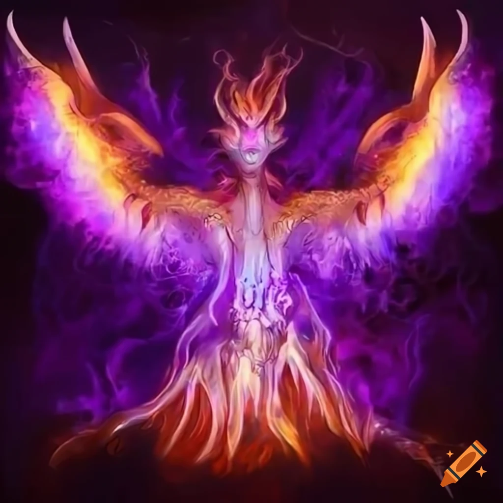 A fantasy moth queen with glowing wings on Craiyon