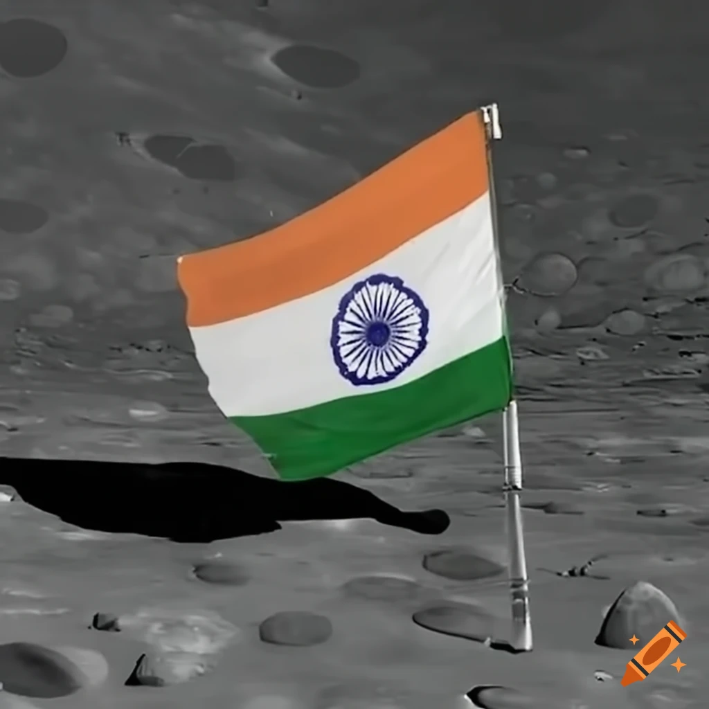 India flag rally for independence in the streets on Craiyon