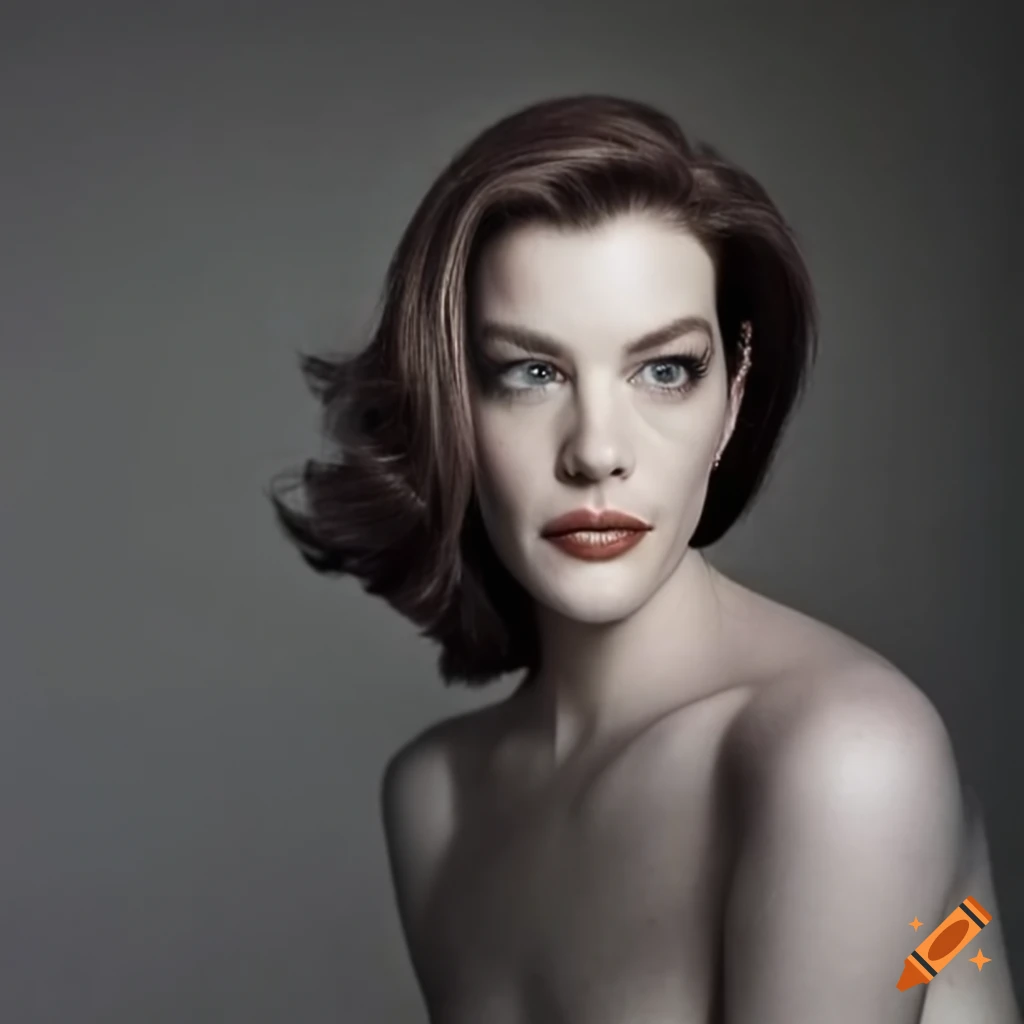 Beautiful hairstyle of liv tyler on Craiyon