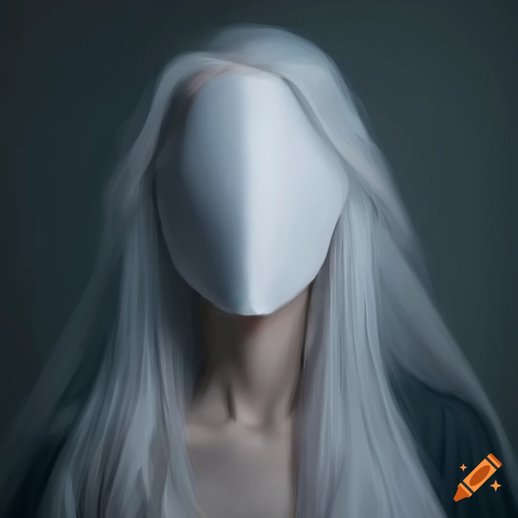 Artwork of male ai wearing a mysterious mask on Craiyon