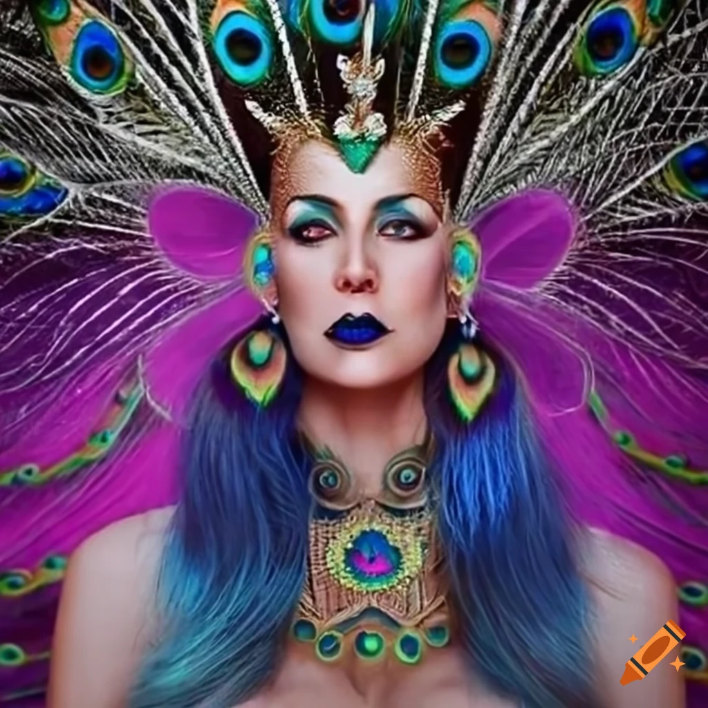 Peacock queen artwork