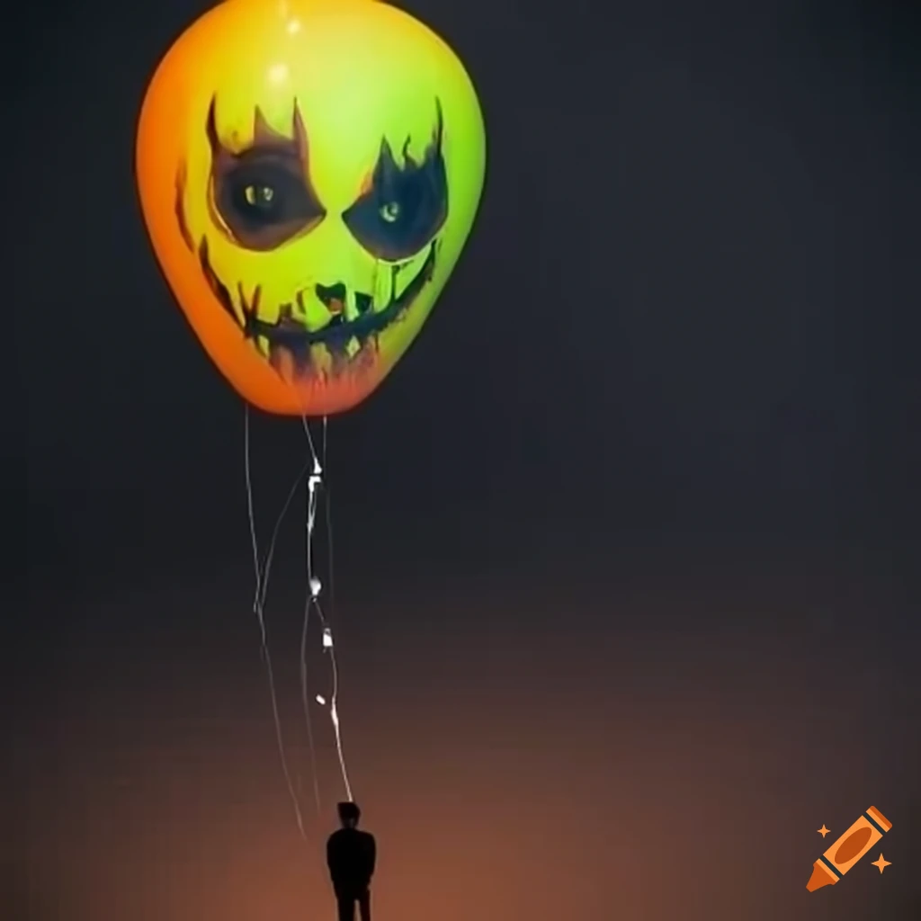 Creepy balloon image on Craiyon