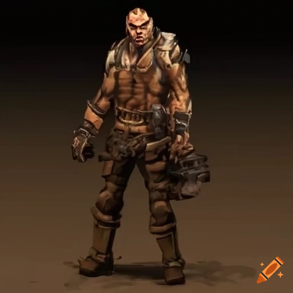 Detailed quake 2 strogg soldier in realistic lighting on Craiyon