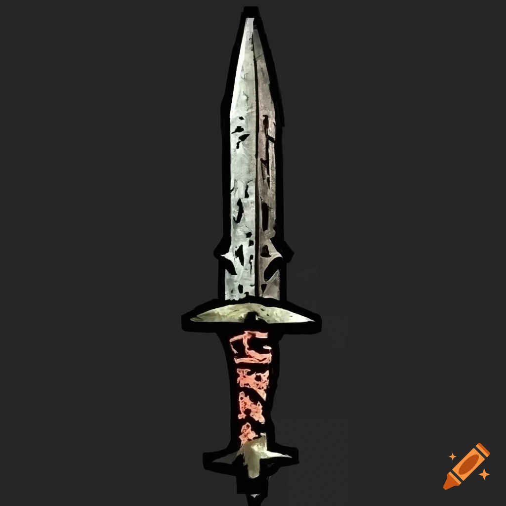 Dagger inspired by darkest dungeon style