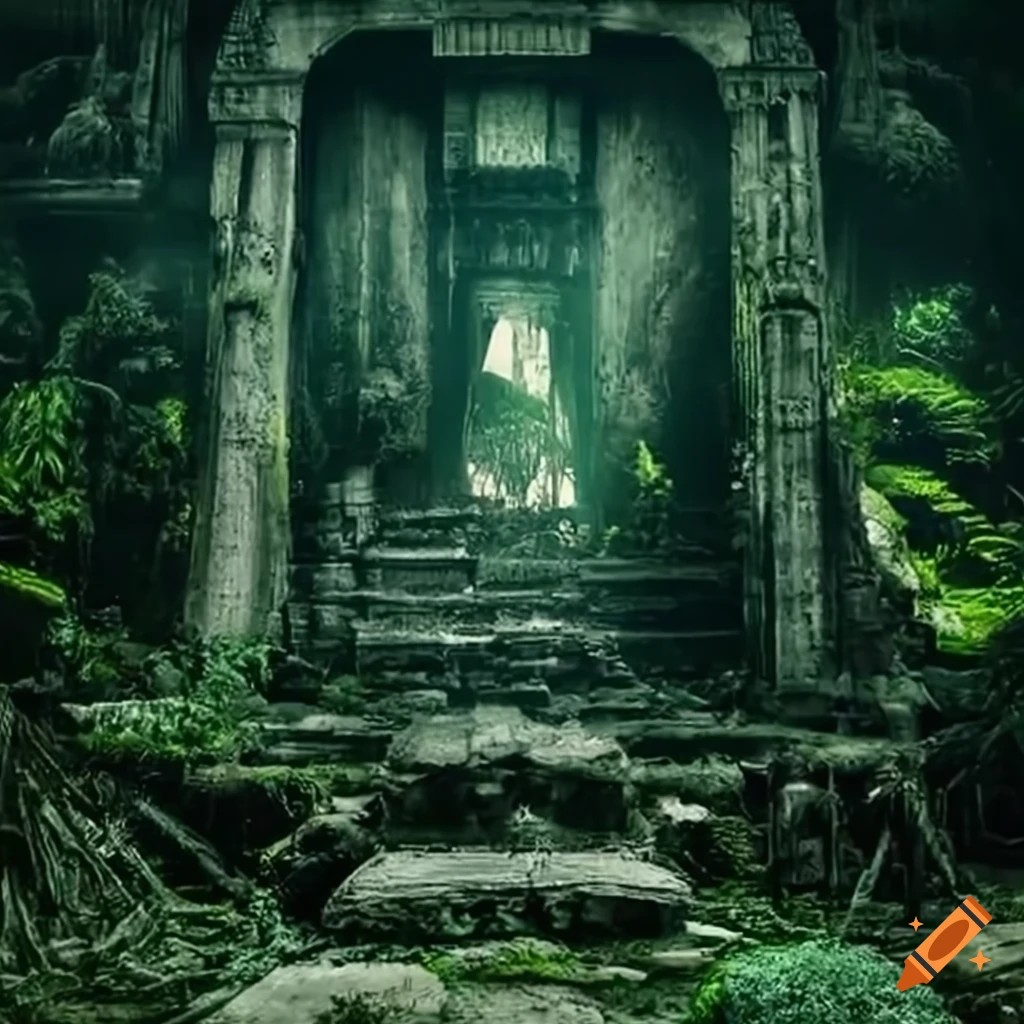 Image of a creepy alien creature in a video game on Craiyon