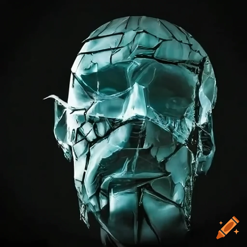 Simple animal sci-fi shattered cultist mask on Craiyon
