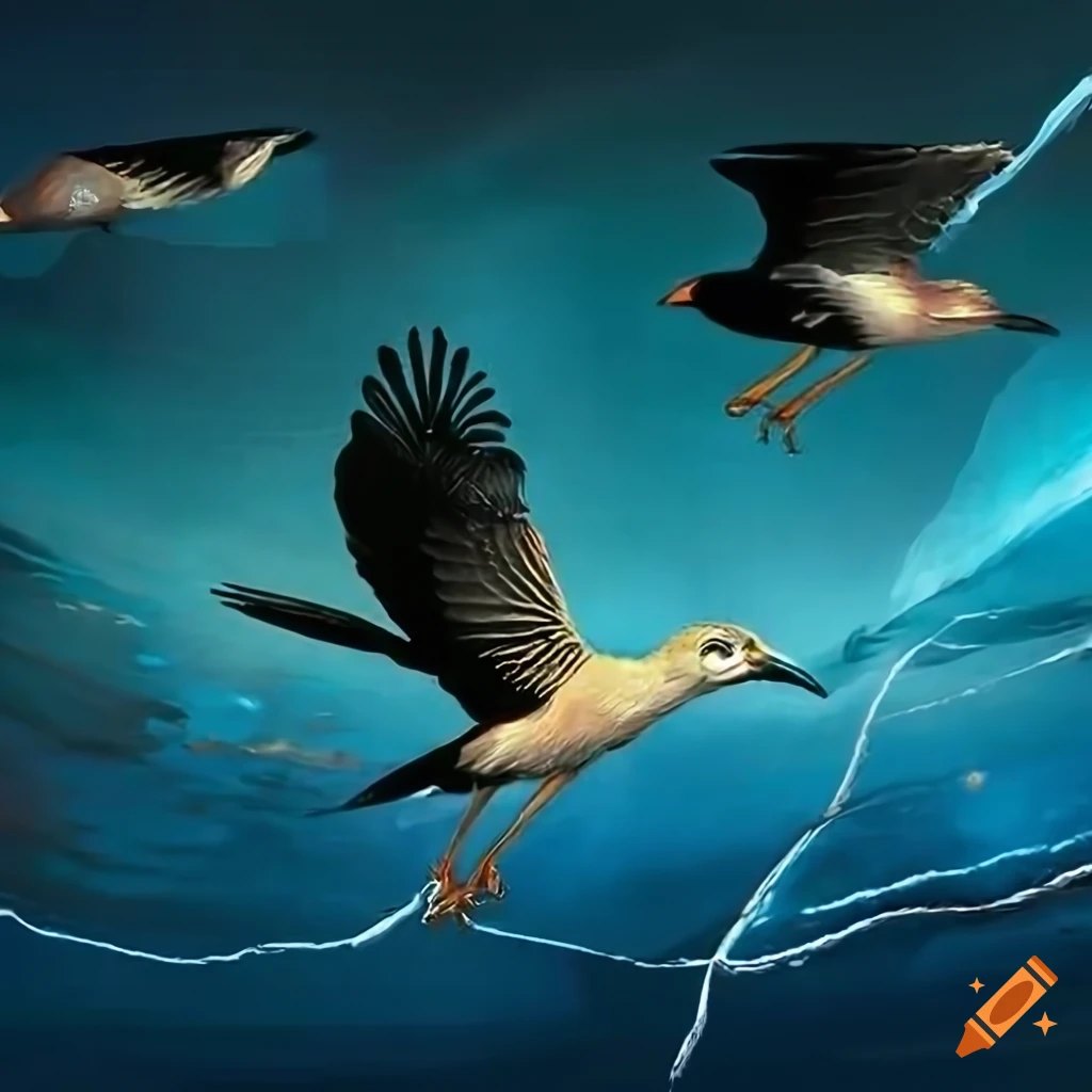 Advanced technology helping birds in a changing world on Craiyon