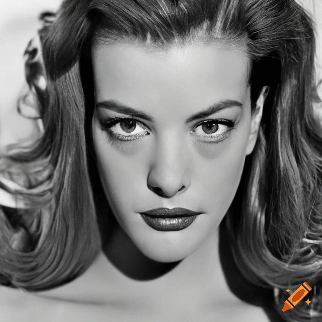 Vintage image of liv tyler in 1950s style on Craiyon