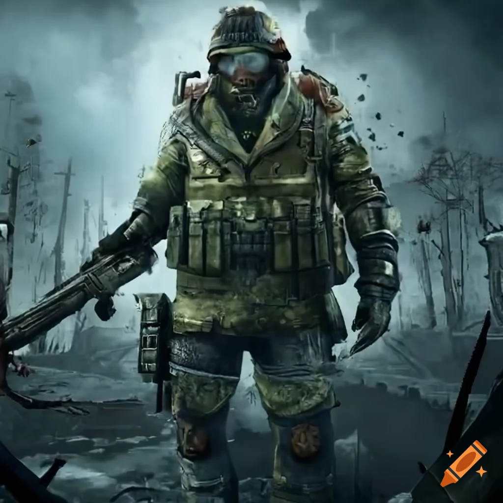 Captain price from call of duty on Craiyon