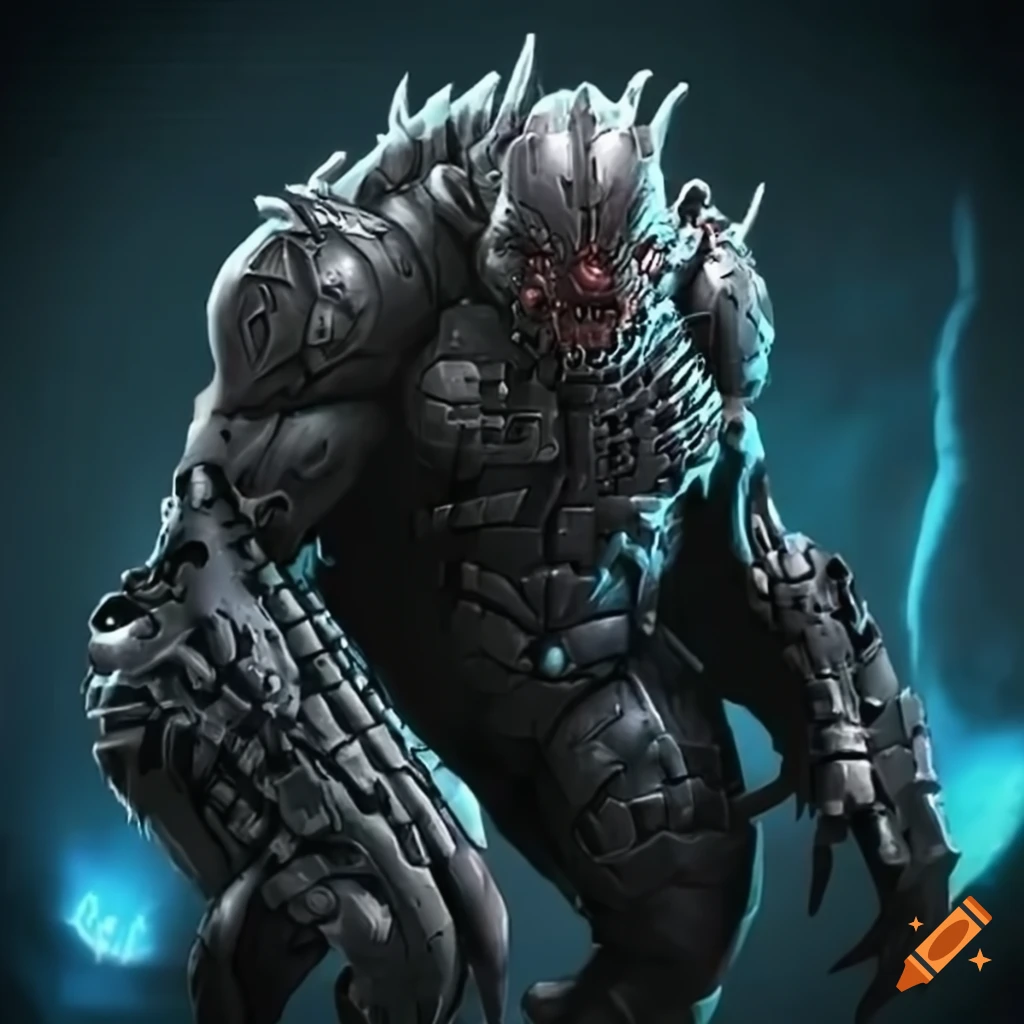 Cybernetic alien werewolf dreadnaught