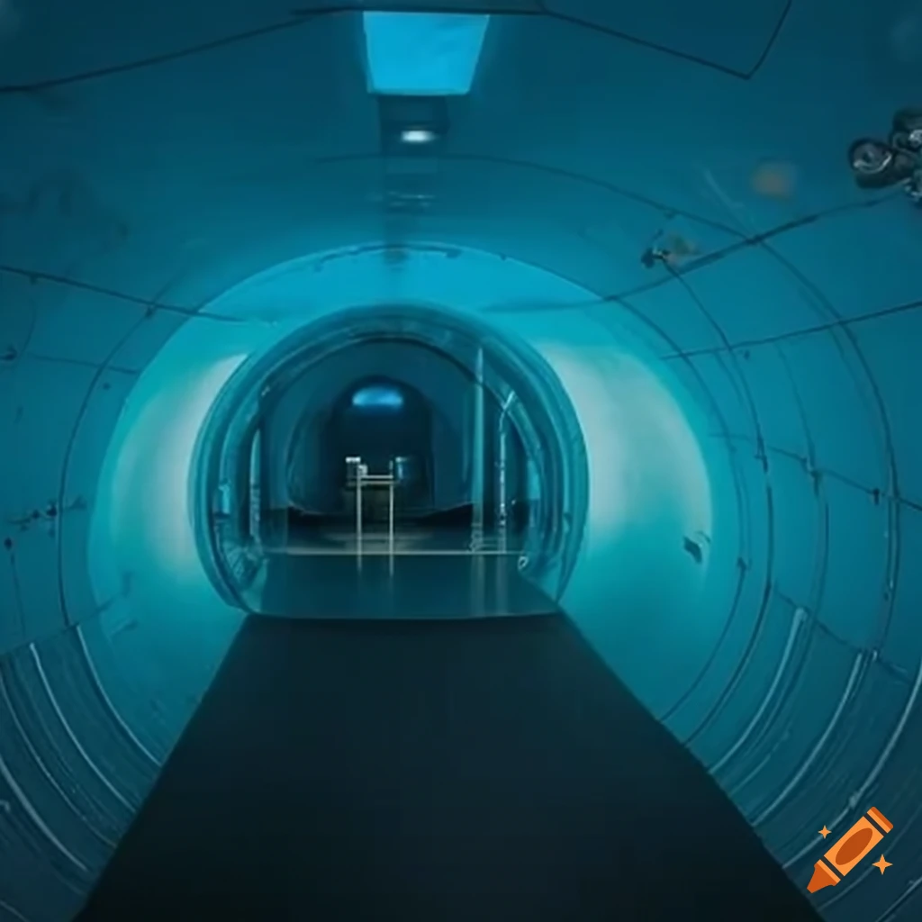 Futuristic research facility in the arctic ocean on Craiyon