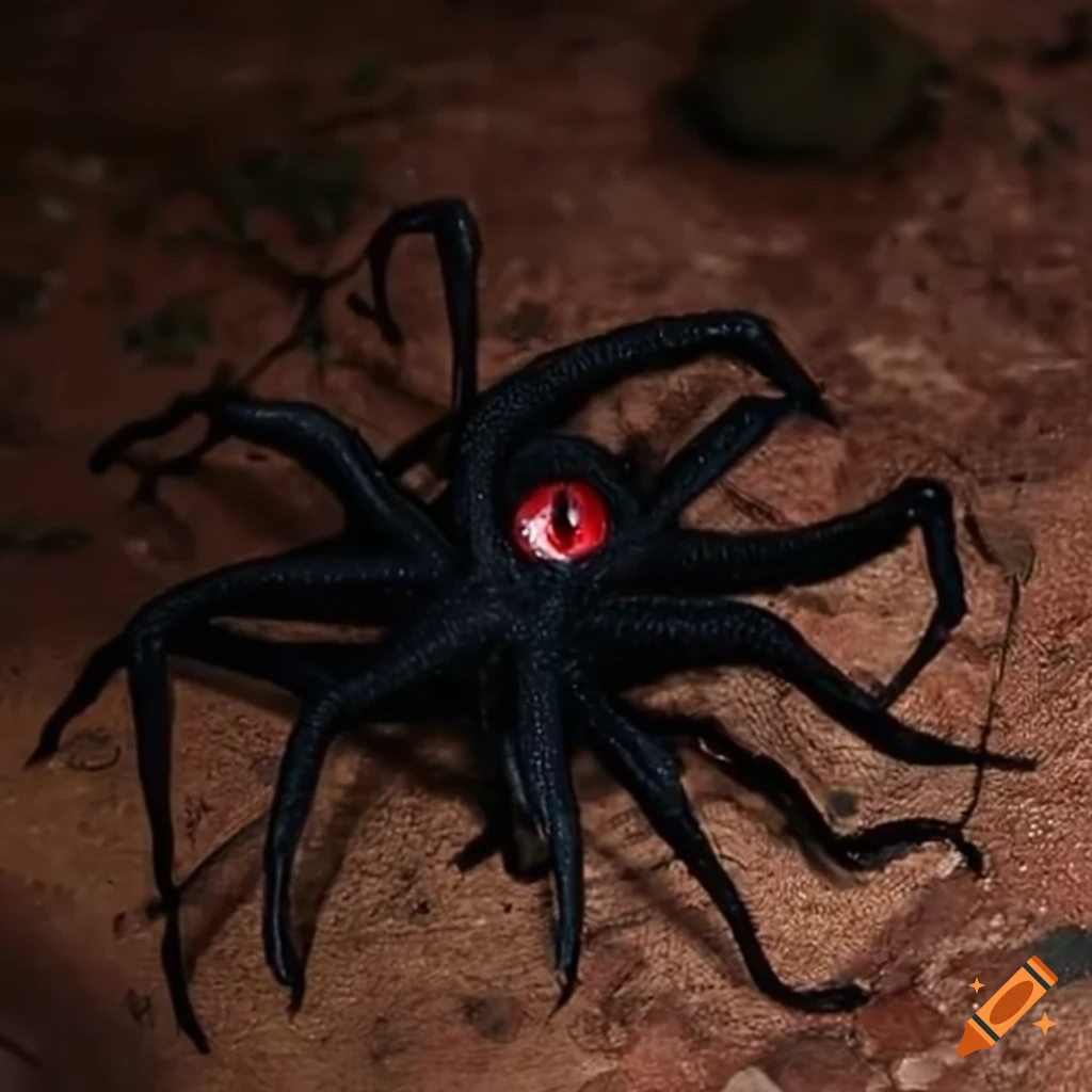 Image of a monstrous creature in a street on Craiyon