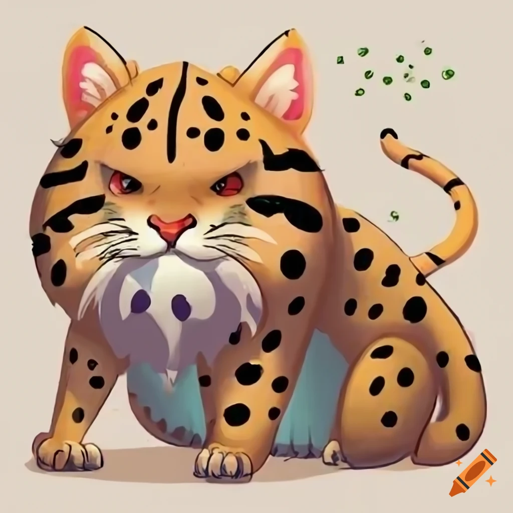 Ocelot pokemon on Craiyon