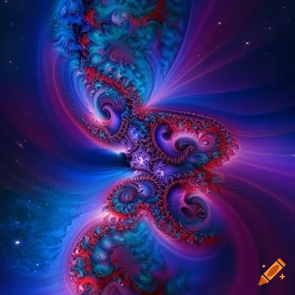 Fractal patterns in space