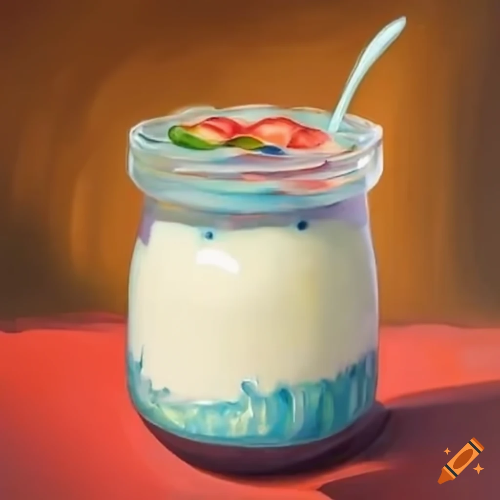 Yogurt characters animations on Craiyon