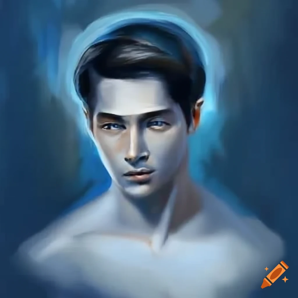 Elegant and captivating male ghost on Craiyon